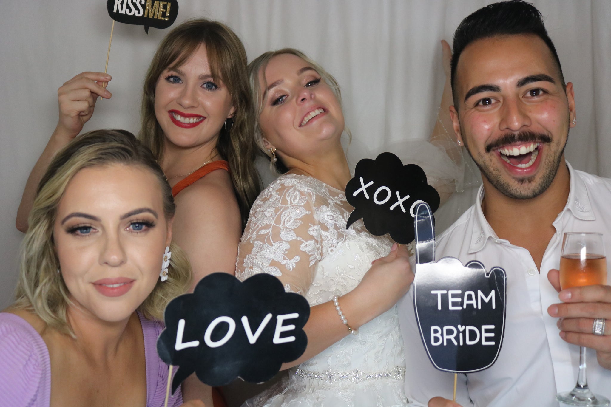 Custom Curtain Style Photo Booth – Vivid Photo Booths